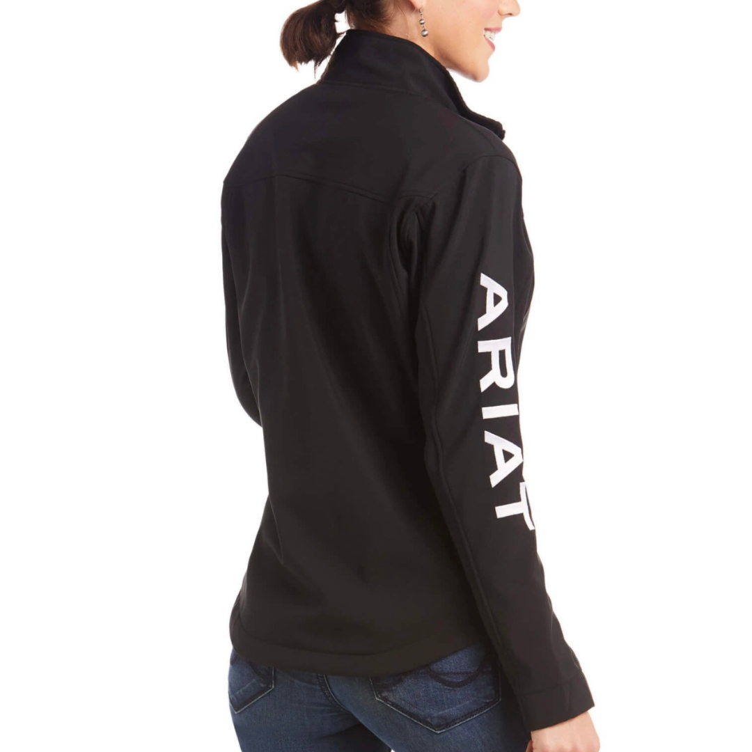 Ariat Womens Team Logo Softshell Jacket - BLACK