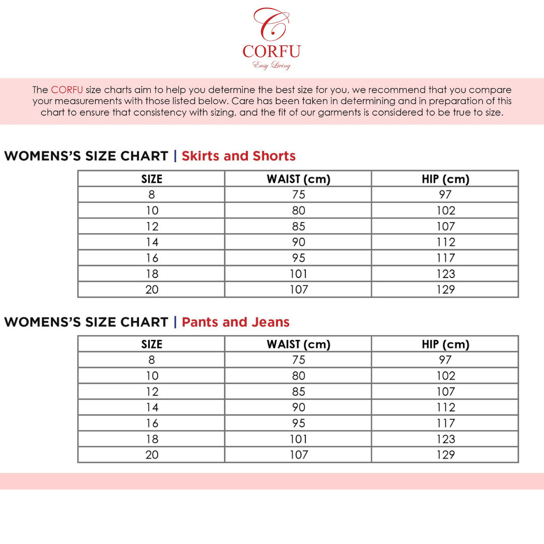 Corfu Womens Lisa Stretch, Easy-Fit, Waist-High Denim Shorts -CLASSIC