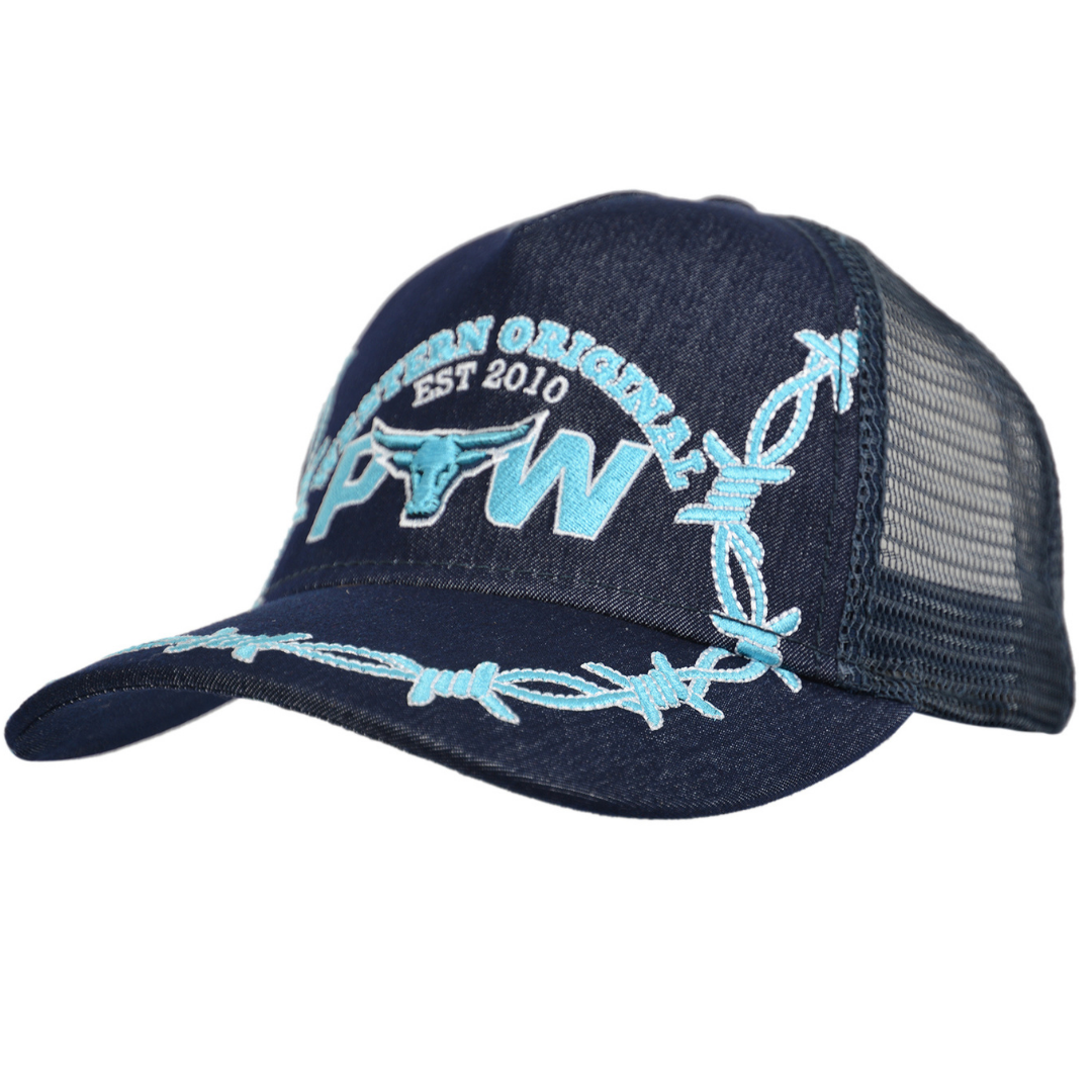 Pure Western Boys Scott Trucker Cap - DARK DENIM