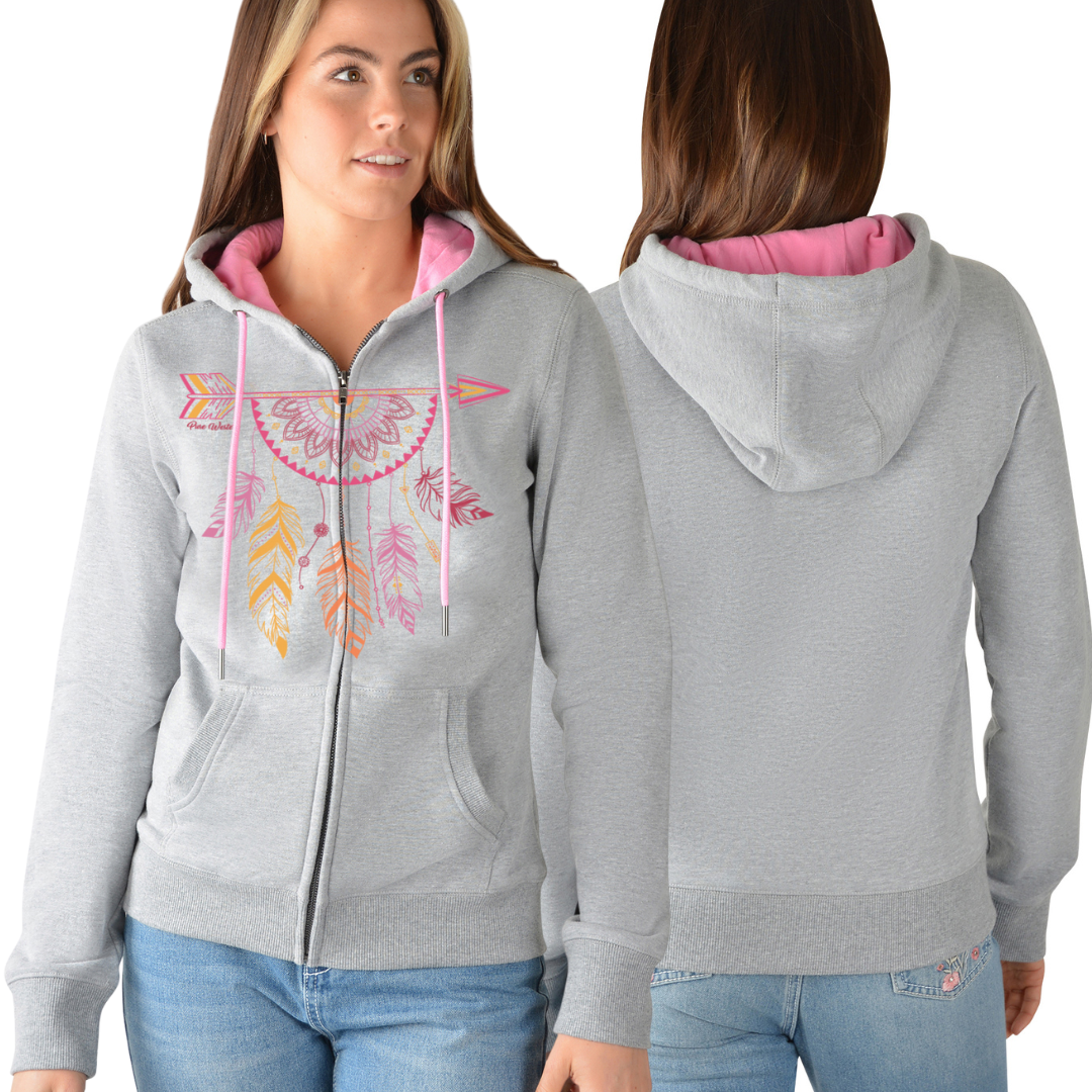 Pure Western Womens Dreamer Zip Up Hoodie