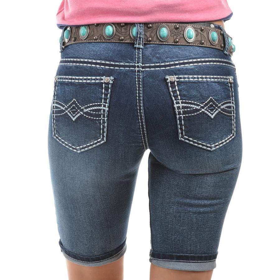 Pure Western Womens Lana MID-RISE Denim Shorts